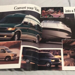 1997 Ford Econoline Van Conversion Club Wagon Sales Brochure - Etsy
