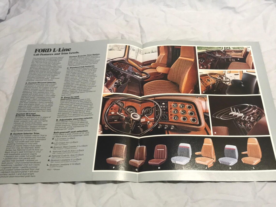 1982 Ford L-line 800-9000 Series Trucks Sales Brochure - Etsy