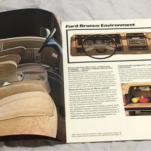 1986 Ford Bronco Dealer Sales Brochure - Etsy