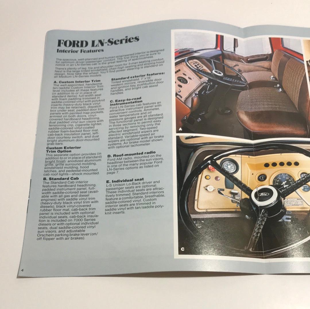1983 Ford Ln-series Big Truck Dealer Sales Brochure - Etsy