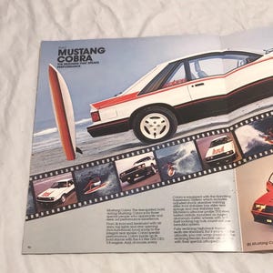 1981 Ford Mustang Sales Brochure - Etsy