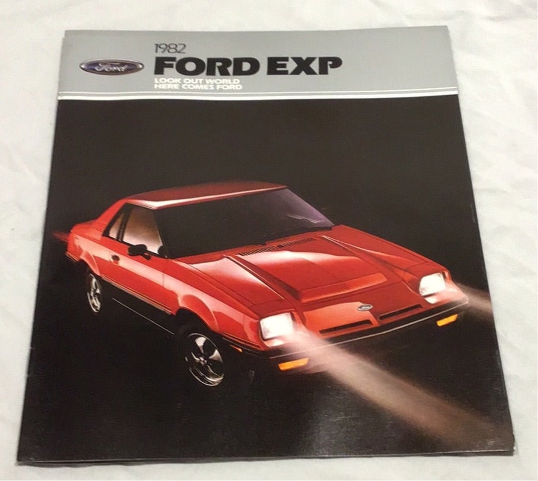 1982 Ford EXP Sales Brochure - Etsy
