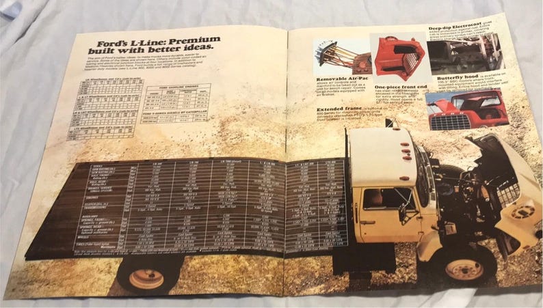 1977 Ford L Line Trucks Sales Brochure - Etsy