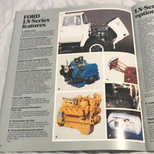 1982 Ford Ln Series 600-7000 Series Trucks Sales Brochure - Etsy