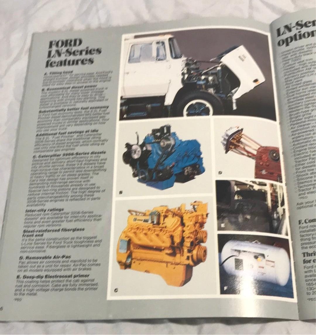 1982 Ford Ln Series 600-7000 Series Trucks Sales Brochure - Etsy