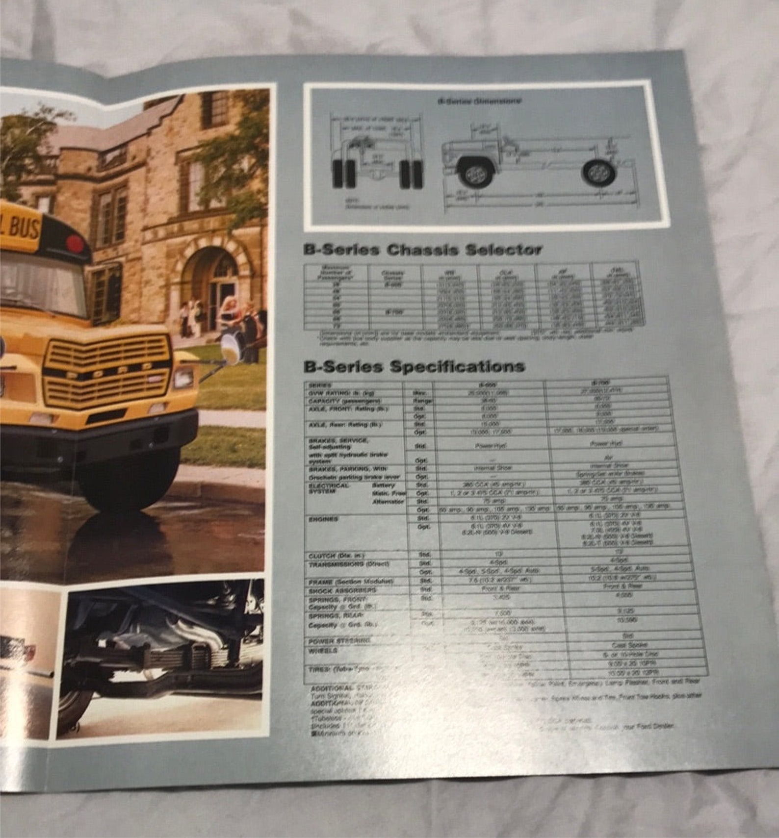 1982 Ford B Series Buses Sales Brochure - Etsy
