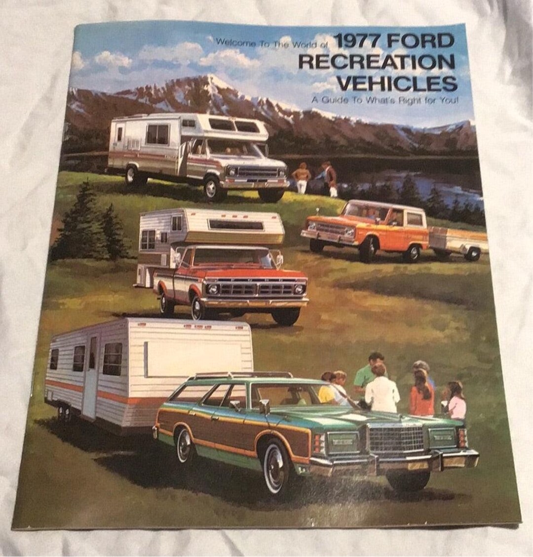 1977 Ford Recreation Vehicles Dealer Sales Brochure - Etsy