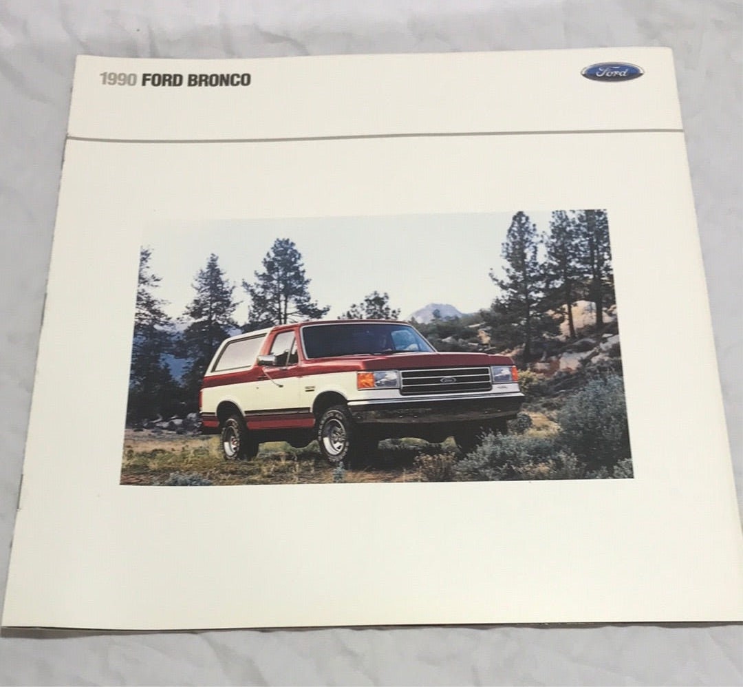 1990 Ford Bronco Sales Brochure - Etsy