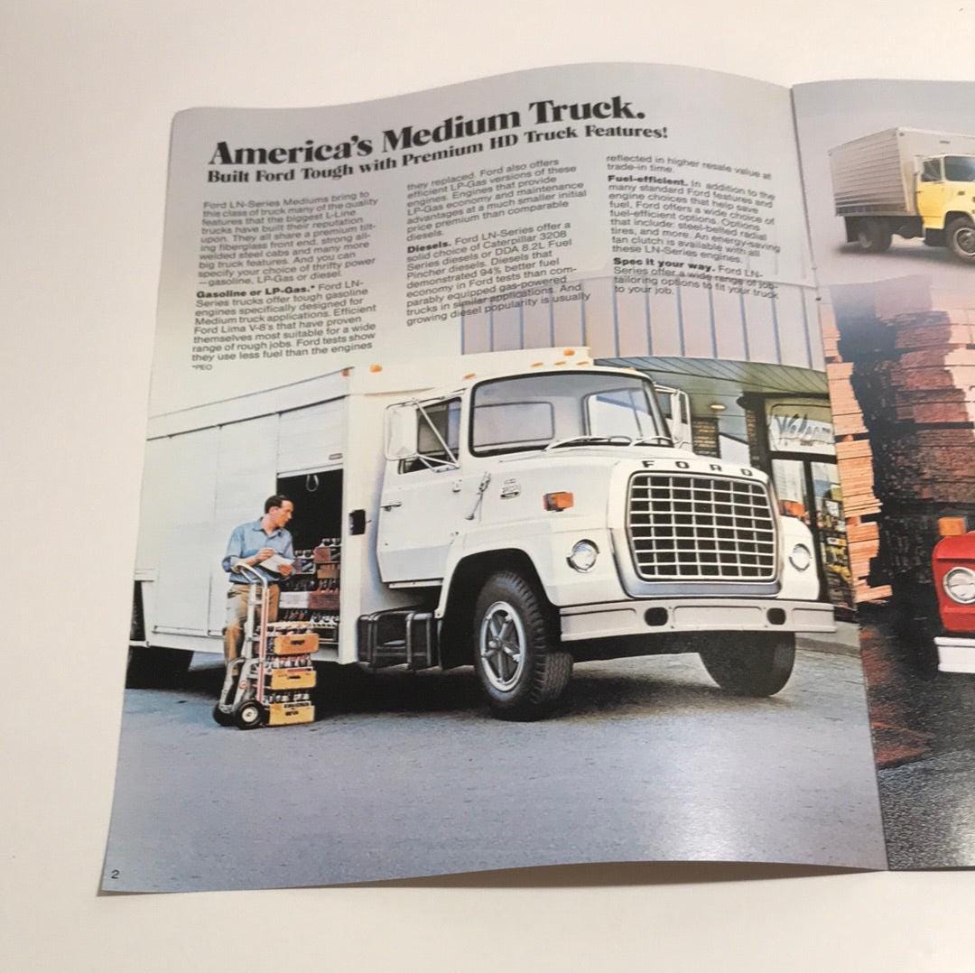 1983 Ford Ln-series Big Truck Dealer Sales Brochure - Etsy