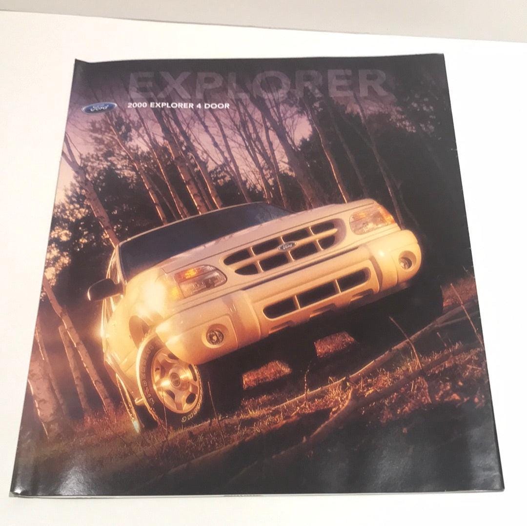 2000 Ford Explorer 4 Door Sales Brochure Poster - Etsy