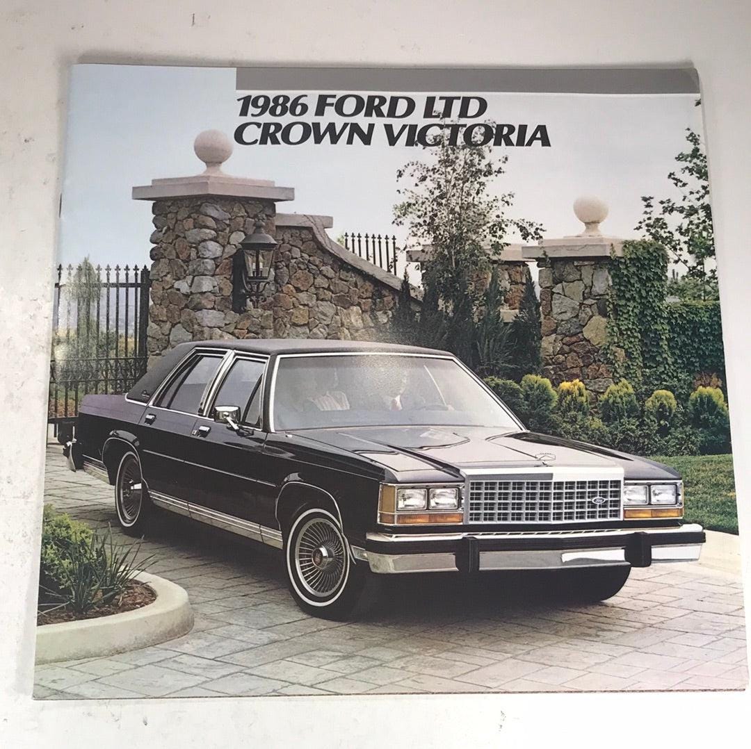 1986 Ford Ltd Crown Victoria Dealer Sales Brochure - Etsy