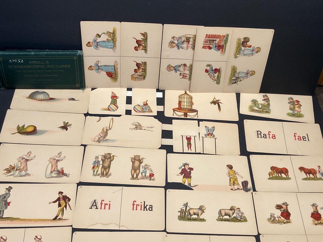 Krolls Stereoscopic Pictures for the Use of Squint Eyed Children 25 ...