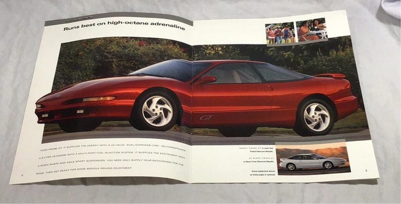 1997 Ford Probe Dealer Sales Brochure - Etsy