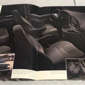 1997 Ford Econoline Van Conversion Club Wagon Sales Brochure - Etsy
