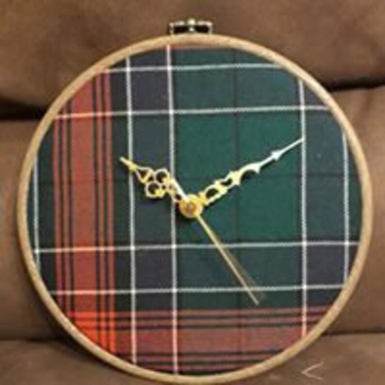 Jardine Clan Tartan Wall Clock - Etsy