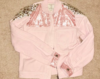 Girls sequin jacket | Etsy