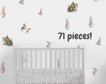 Peter Rabbit Wall Stickers | Etsy