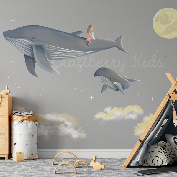 Whale Mural - Etsy