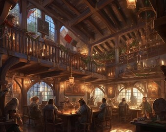 30+ Tavern, Pub, Medieval , Digital Art, DND Backdrop - Etsy