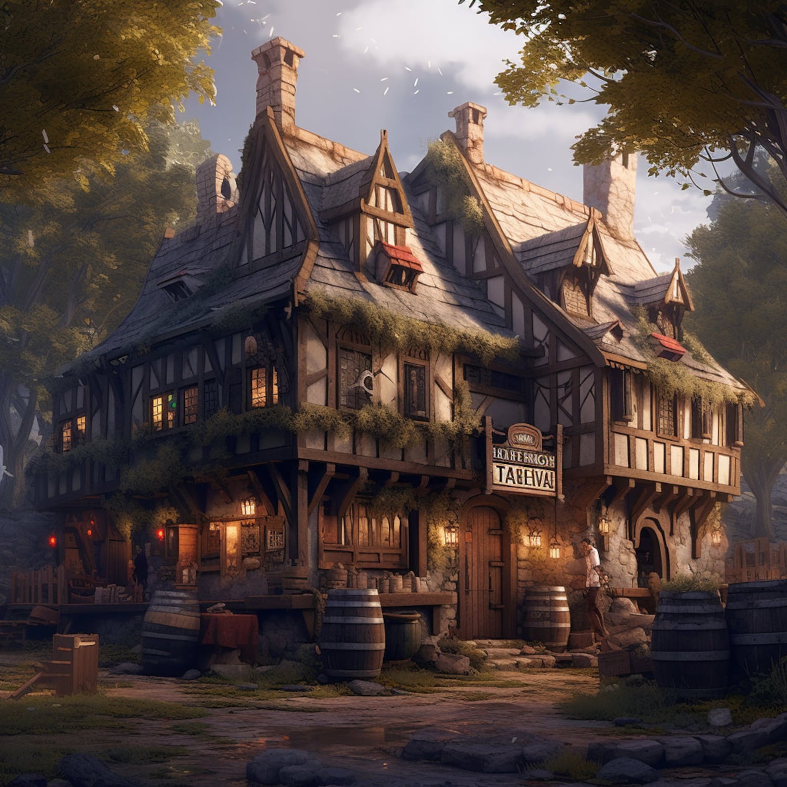 30+ Tavern, Pub, Medieval , Digital Art, DND Backdrop - Etsy