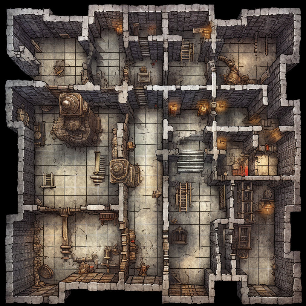 60 DND Maps, Top Down Board, Digital Art, DND Backdrop, Dungeon ...