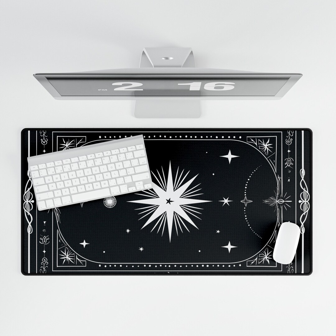 Tarot Card Design Desk Mousepad, Mouse Mat, - Etsy