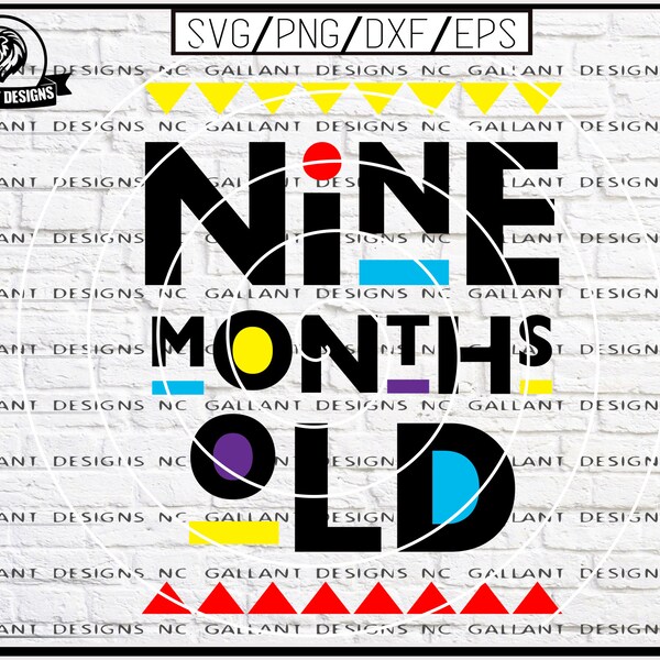 Printable Month Old Designs - Etsy