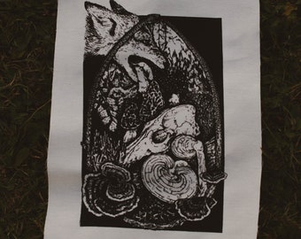 Large Forest Wins Back Patch Nature Punk Patches Forest - Etsy