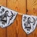 Herbalist Garland - Medieval Linocut Paper Garland - 150cm - Etsy
