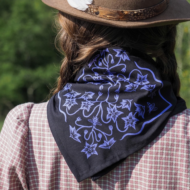 Screen Print Bandana - Etsy