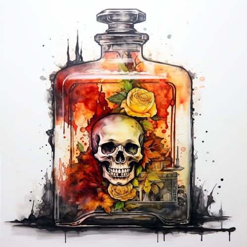 Halloween Digital Paper Printable, 57 Halloween Paper Alcohol Ink ...