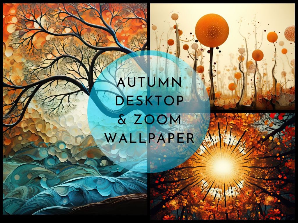 Abstract Autumn Wallpaper, Fall Desktop Wallpaper, Download, Zoom ...