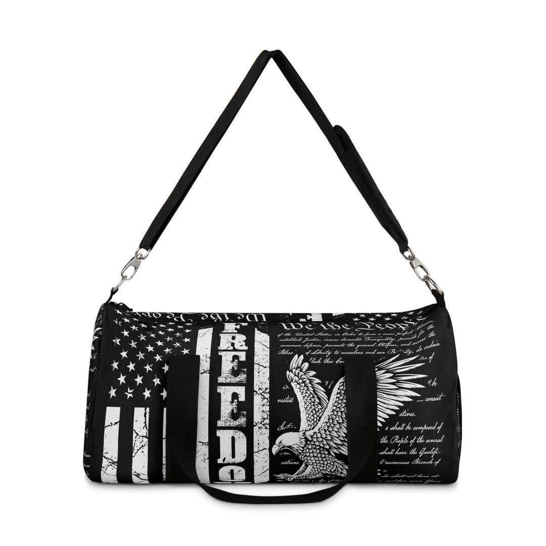 American Flag Duffel Bag: Patriotic Travel Gym Tote - Etsy