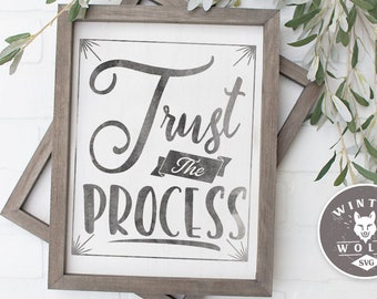 Trust the Process Png | Etsy