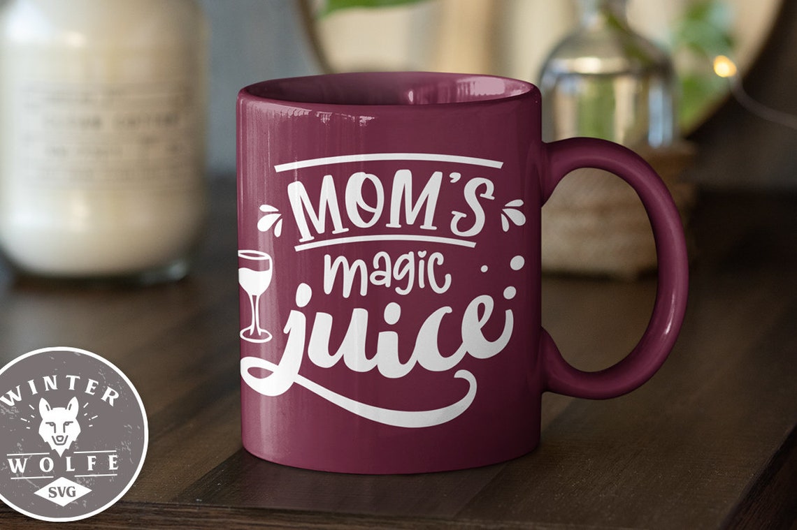 Mom's magic juice SVG cut file commercial use svg dxf | Etsy