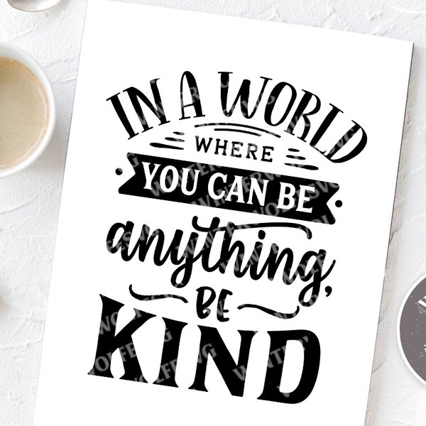 In a World Where You Can Be Anything Be Kind Dr Seuss Png - Etsy