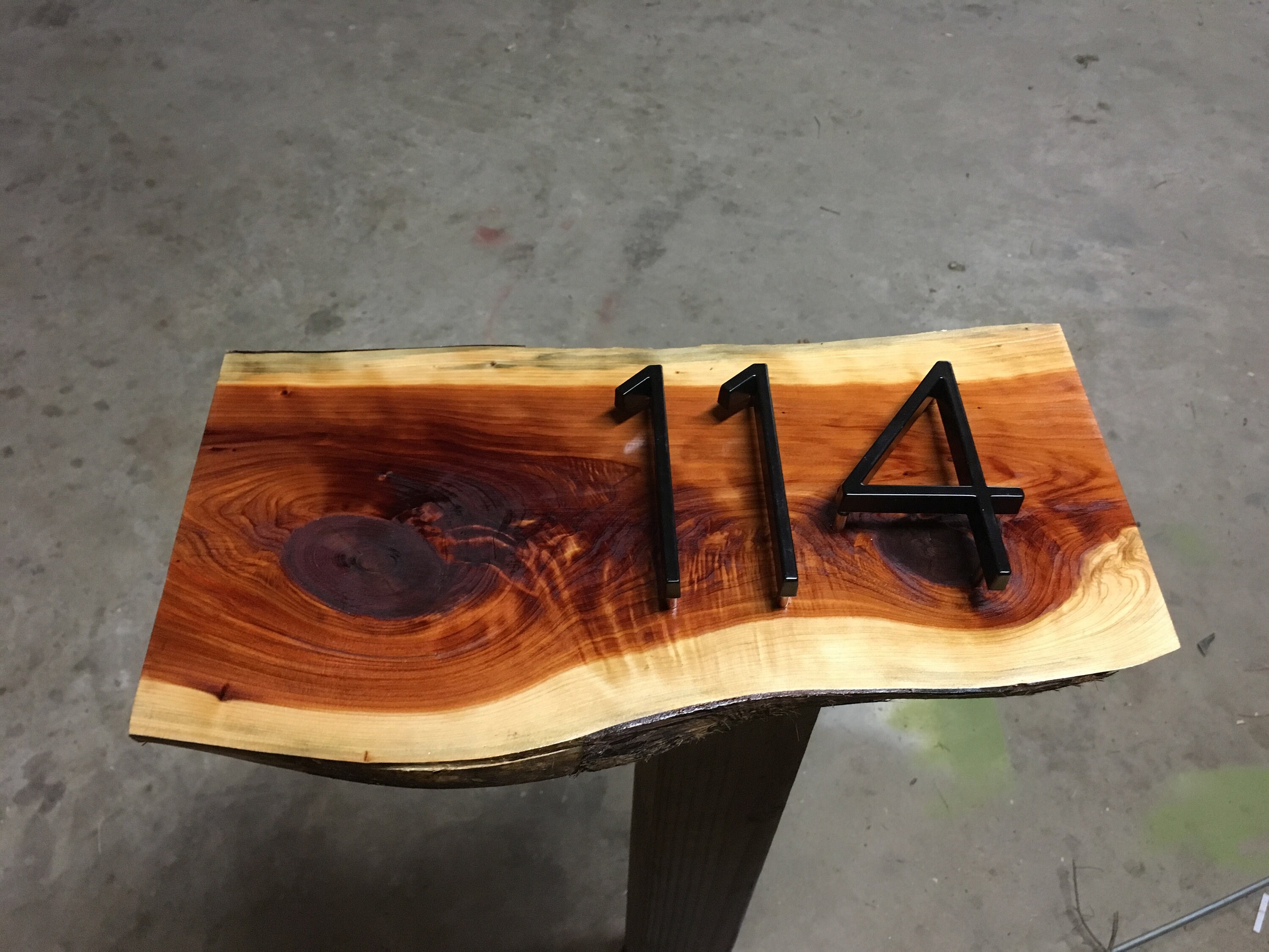 Cedar Address Sign - Etsy