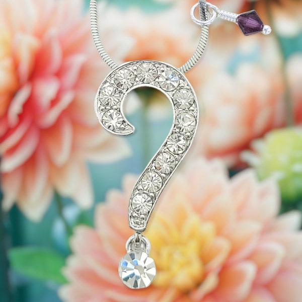 Question Mark Necklace - Etsy UK