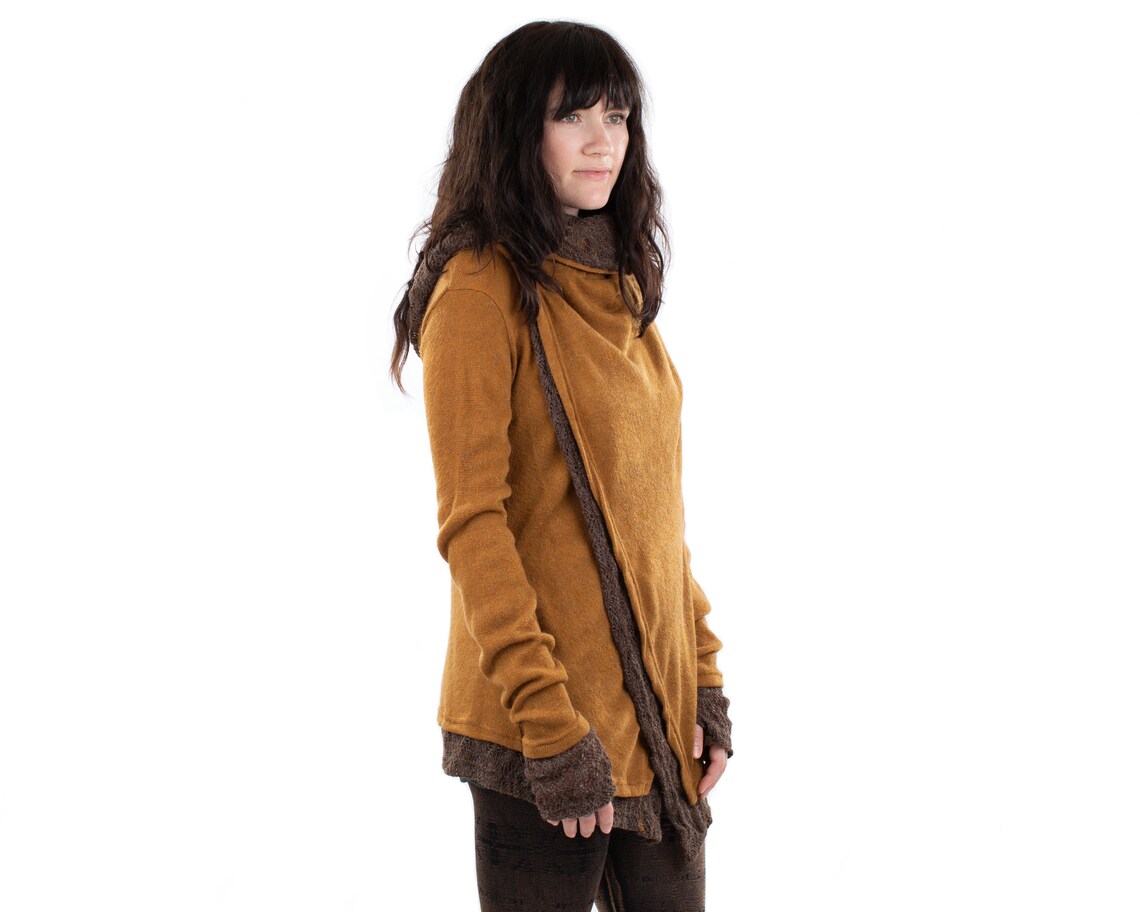 Lace Crochet Hooded Hippie Cardigan Psy Trance Jacket Boho - Etsy UK