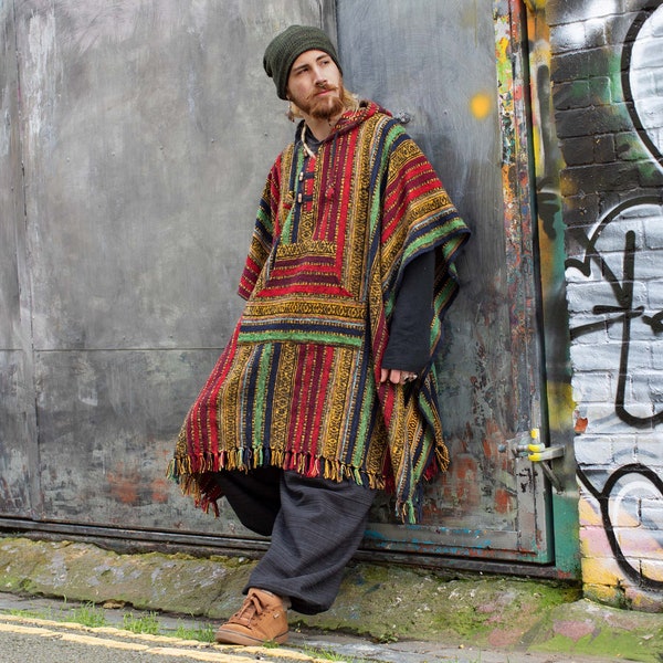 Mens Poncho - Etsy