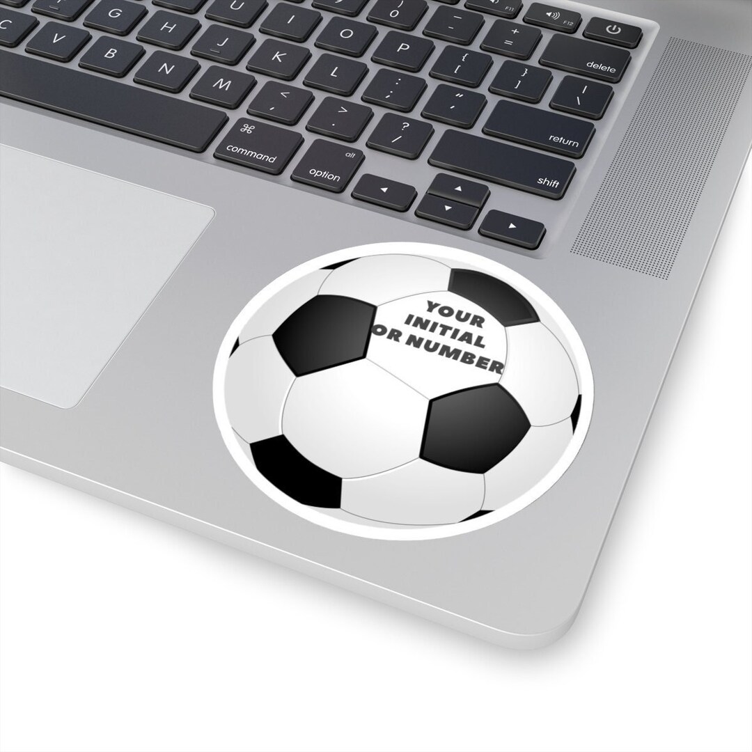 Soccer Custom Sticker, Add Your Own Initials, Number or Name, Soccer ...