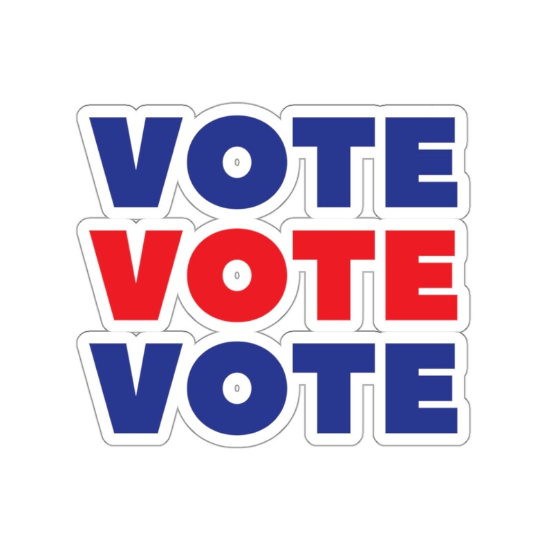 Vote Sticker: Election, Voting Matters, Go Vote - Etsy