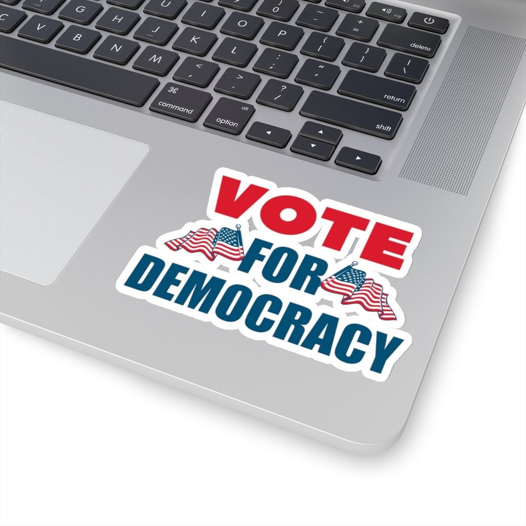 Vote for Democracy Sticker, Democracy Matters Stickers, Popular Vote ...