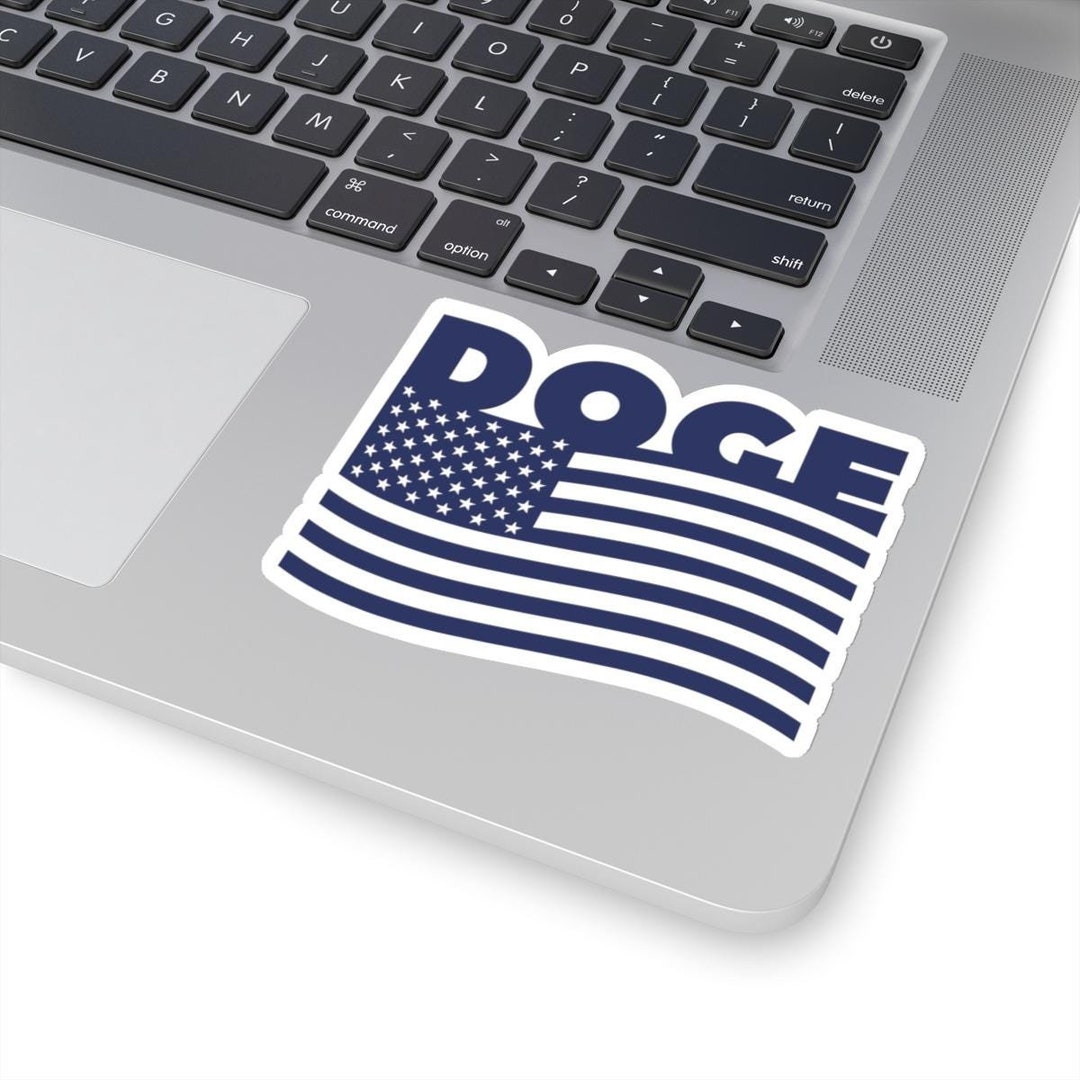 DOGE USA Flag Sticker, Department of Government Efficiency, Musk Vivek ...