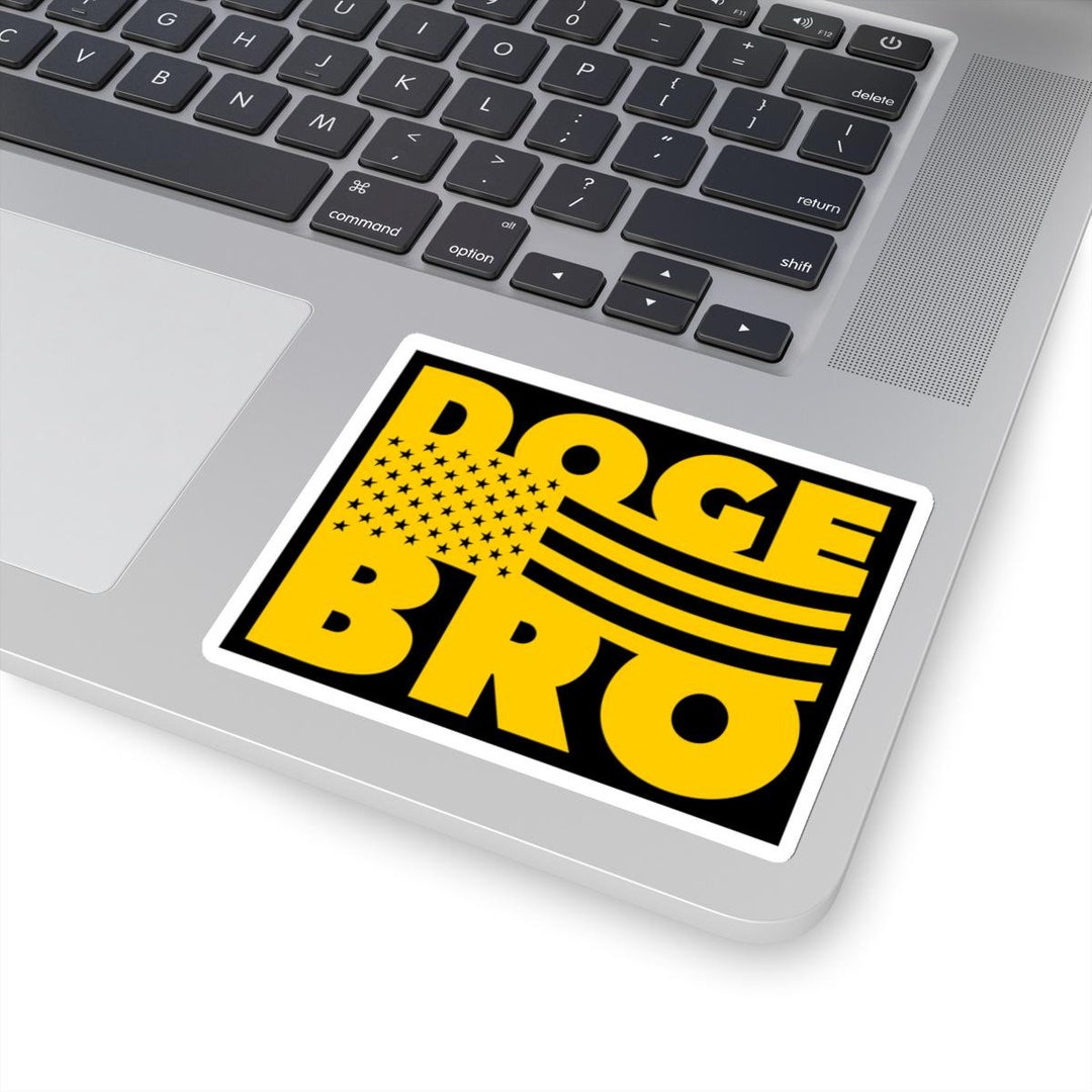 DOGE BRO American Flag Patriotic Trump Sticker, Government Efficiency ...