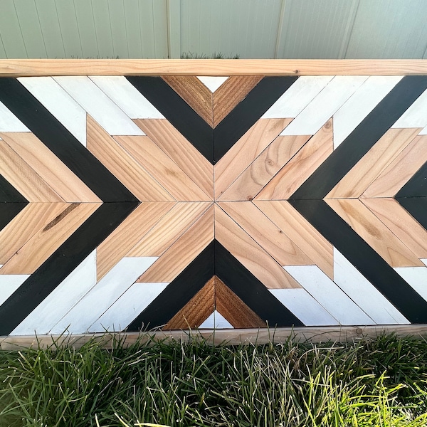 Aztec Wood Wall Art - Etsy
