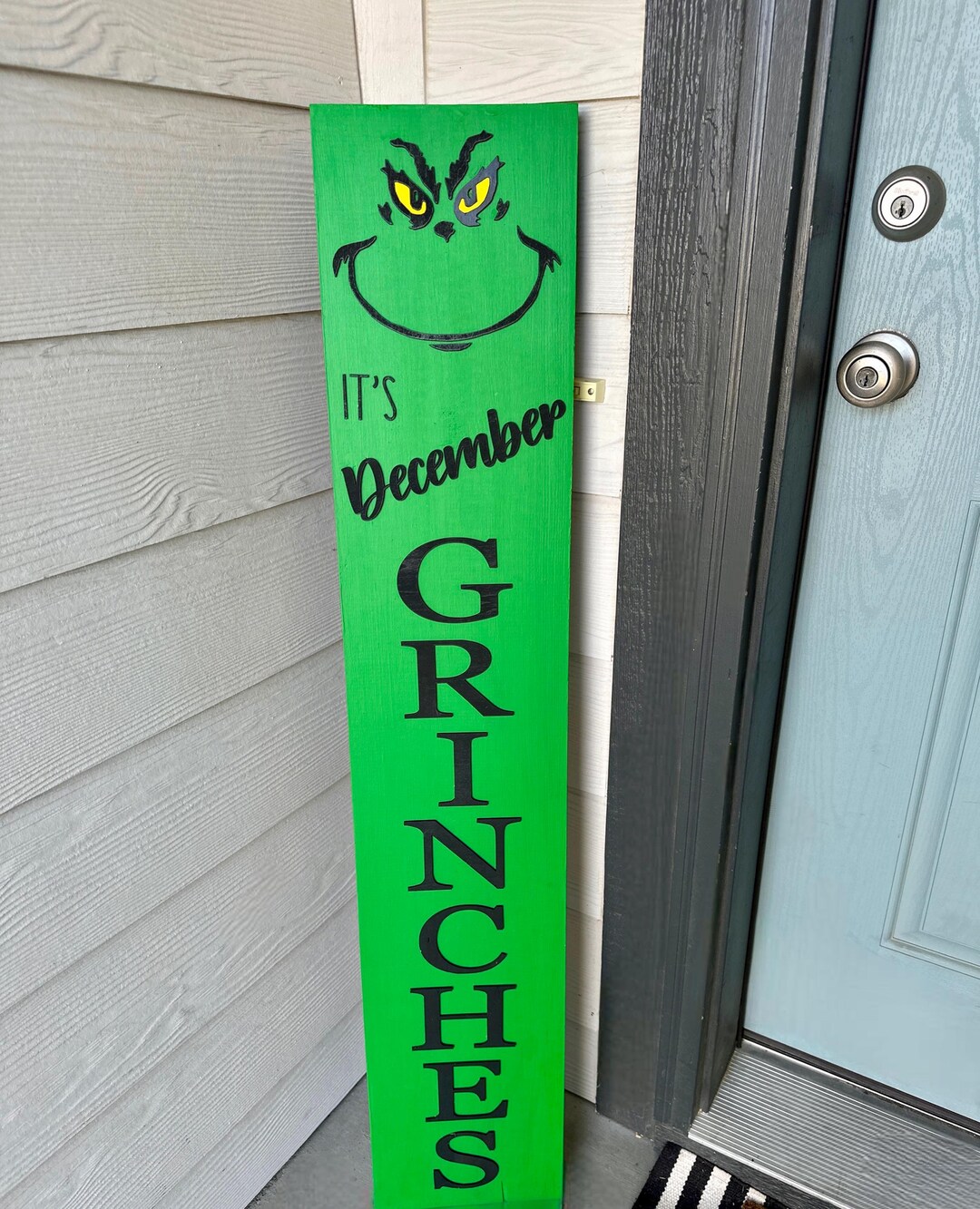 It's December Grinches 3D Sign | Grinch Sign | Christmas Sign ...