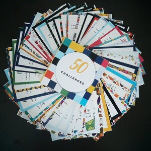 50 Solo Challenge Cards for Introverts | Printable Game | Step Out of ...