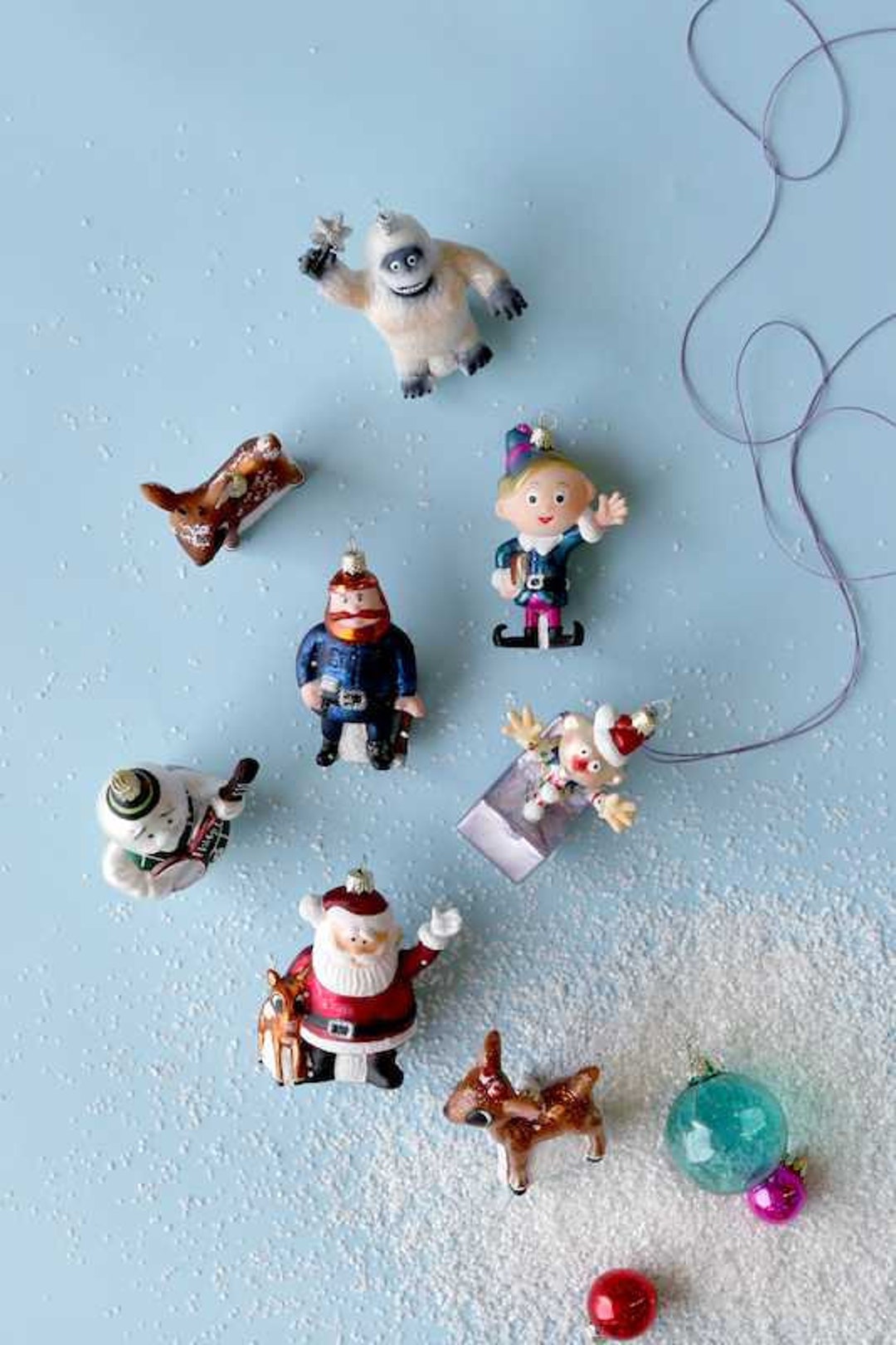 Set of 4 Retro Rudolph Characters - Etsy