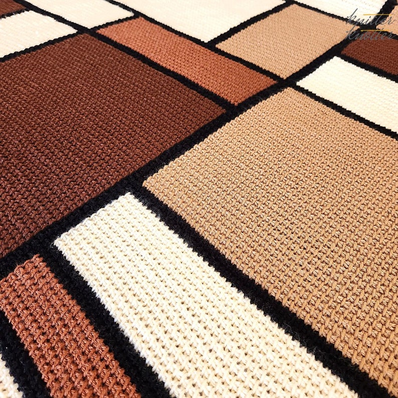 Three Little Kittens Tunisian Crochet Graphghan Easy Pattern - Etsy